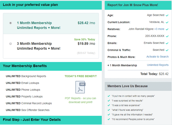 Peoplelooker Review - Is it Scam or Legit?