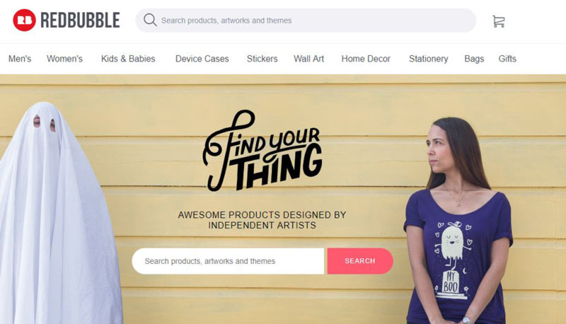 10 Best Sites like Redbubble